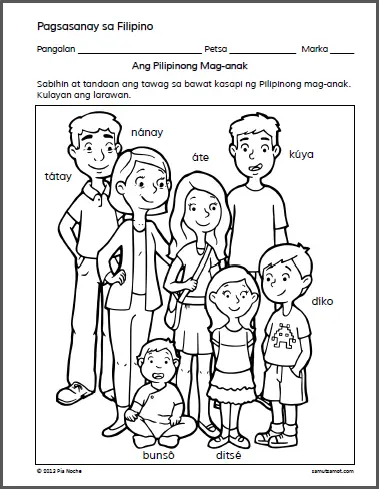 Mga Kasapi ng Pilipinong Mag-anak (Part 1) - Samut-samot